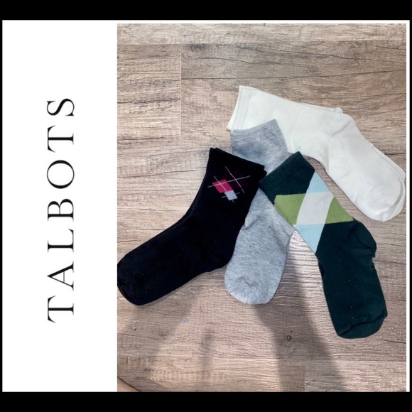 Talbots | Accessories | Lot Euc 4 Talbots Ladies Basic Socks | Poshmark